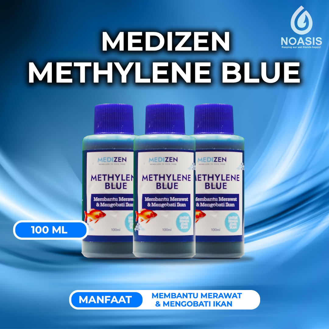 MEDIZEN Methylene Blue Obat Biru Ikan Menghilangkan Jamur Dan White ...