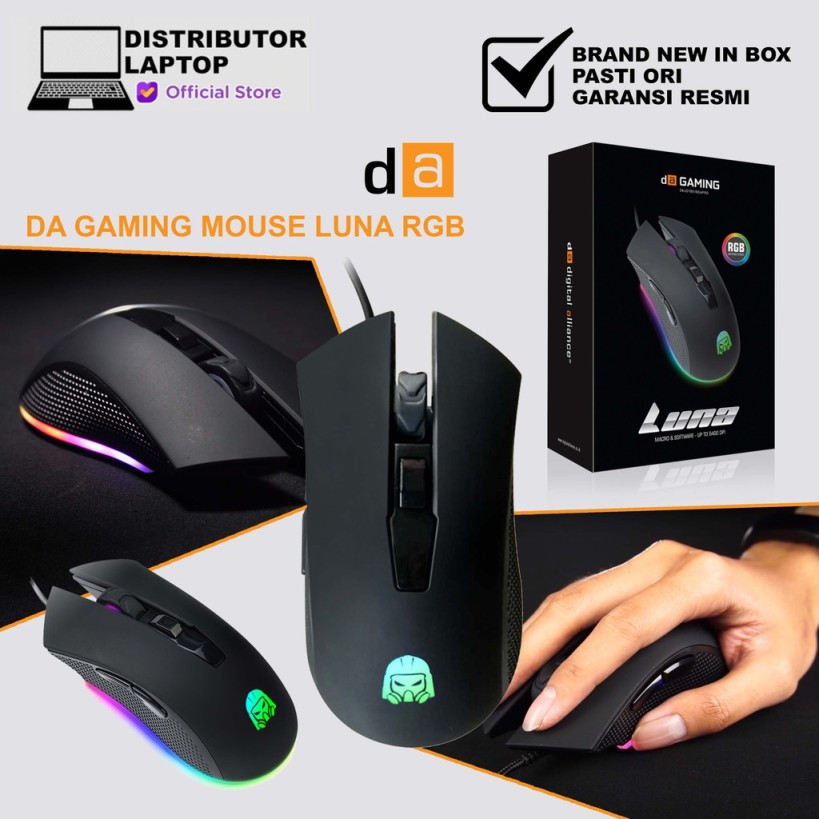 Mouse Digital Alliance Mouse DA Gaming Luna RGB Gaming Mouse-dykovytech