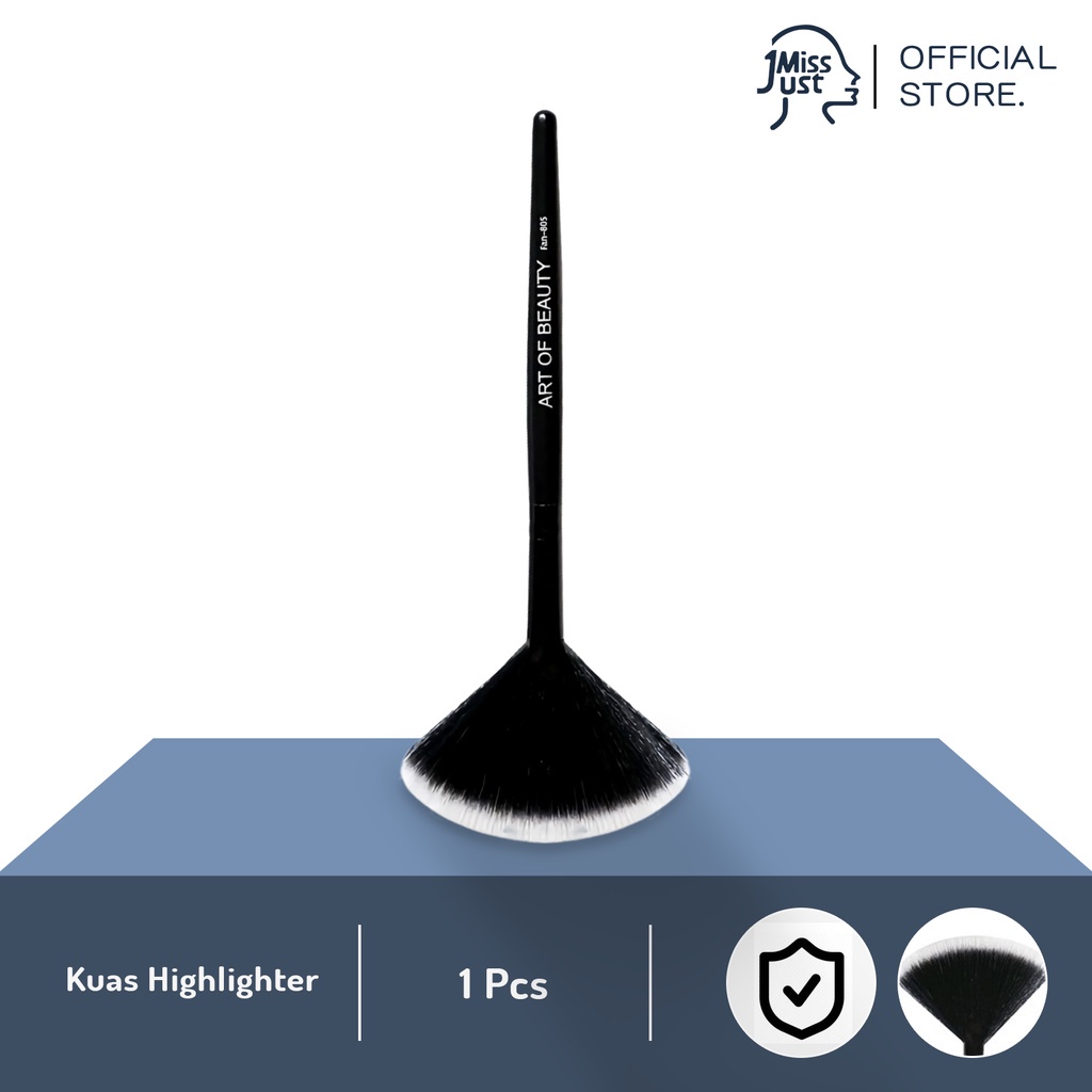 Just Miss Fan Brush 805 for Highlighter - Just Miss Cosmetics | Desty ...