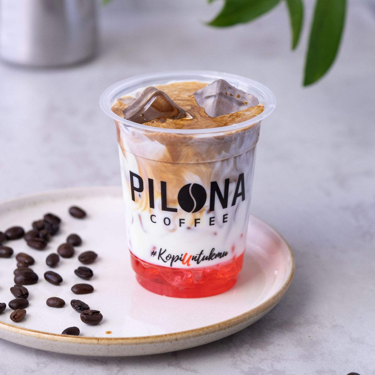 Iced Watermelon Coffee Latte-Pilona Coffee