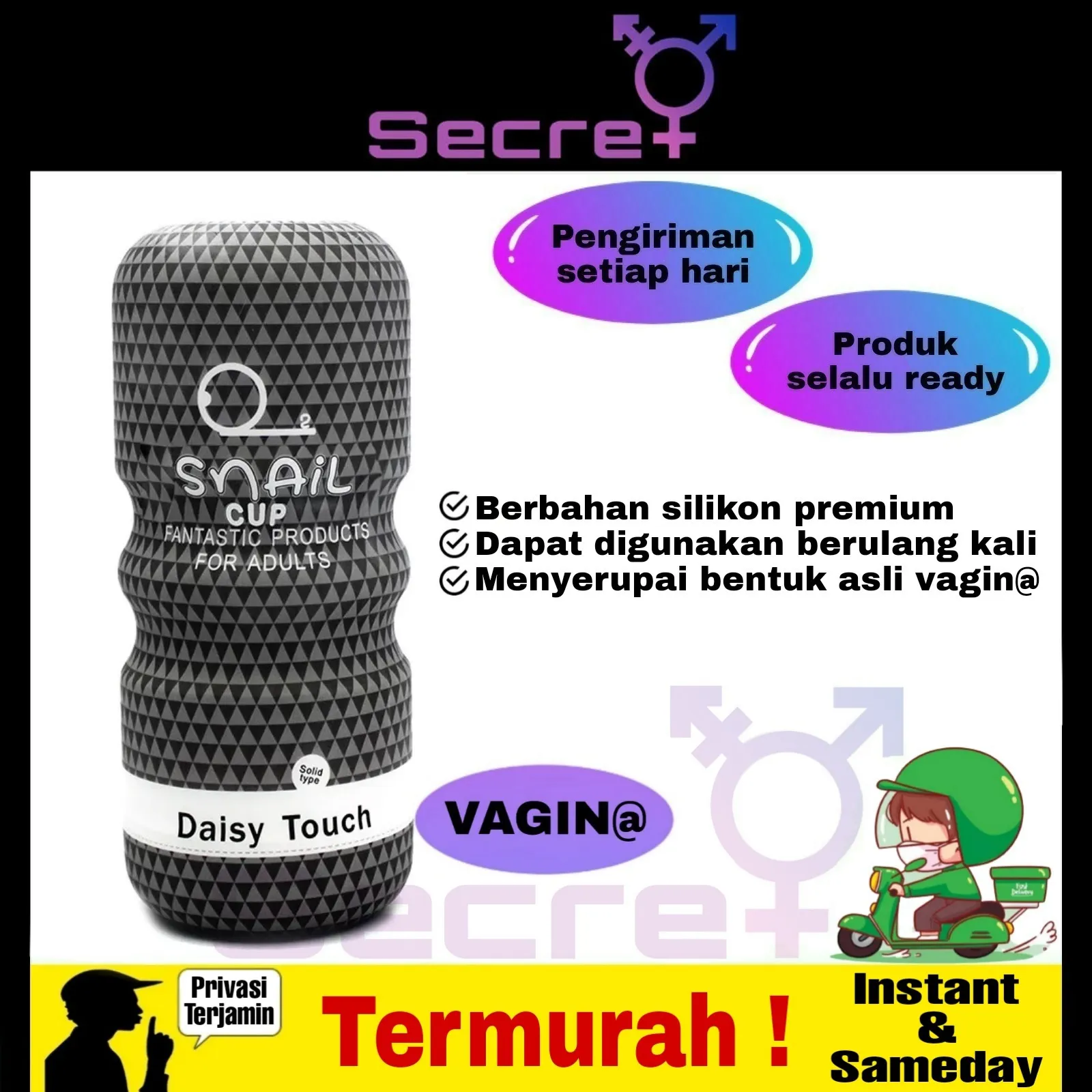 DIOSE SNAIL CUP MASTURBATION FOR MAN | ECSTASY TOY ORI IMPORT - DAISY ...